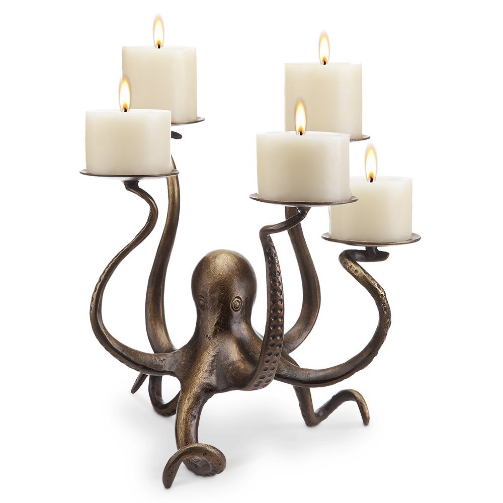 SPI Home Octopus Pillar Candelabra – Zentra, LLC