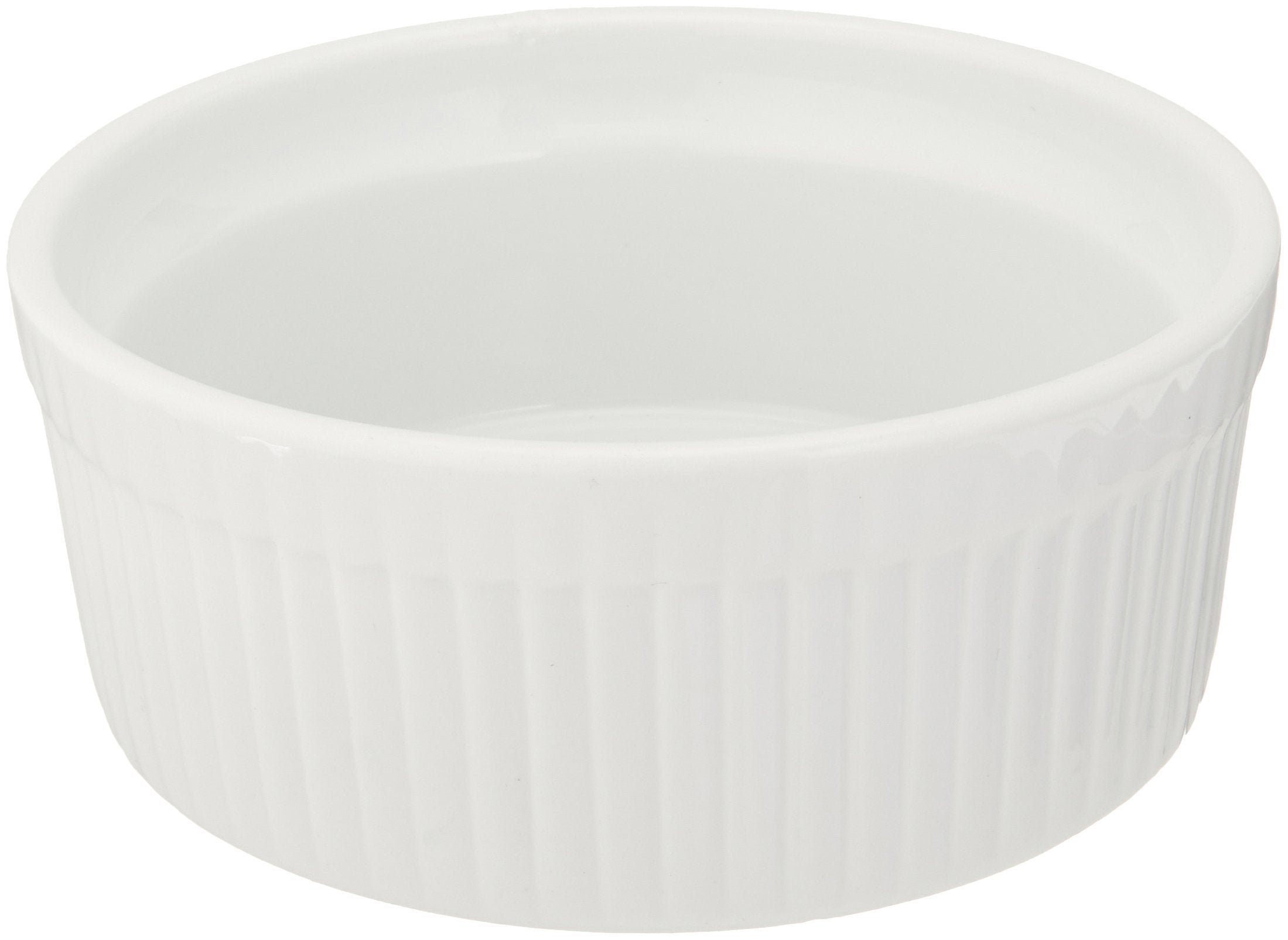 Bia Cordon Bleu White Porcelain Individual Souffle Bowl, 10 oz, White ...