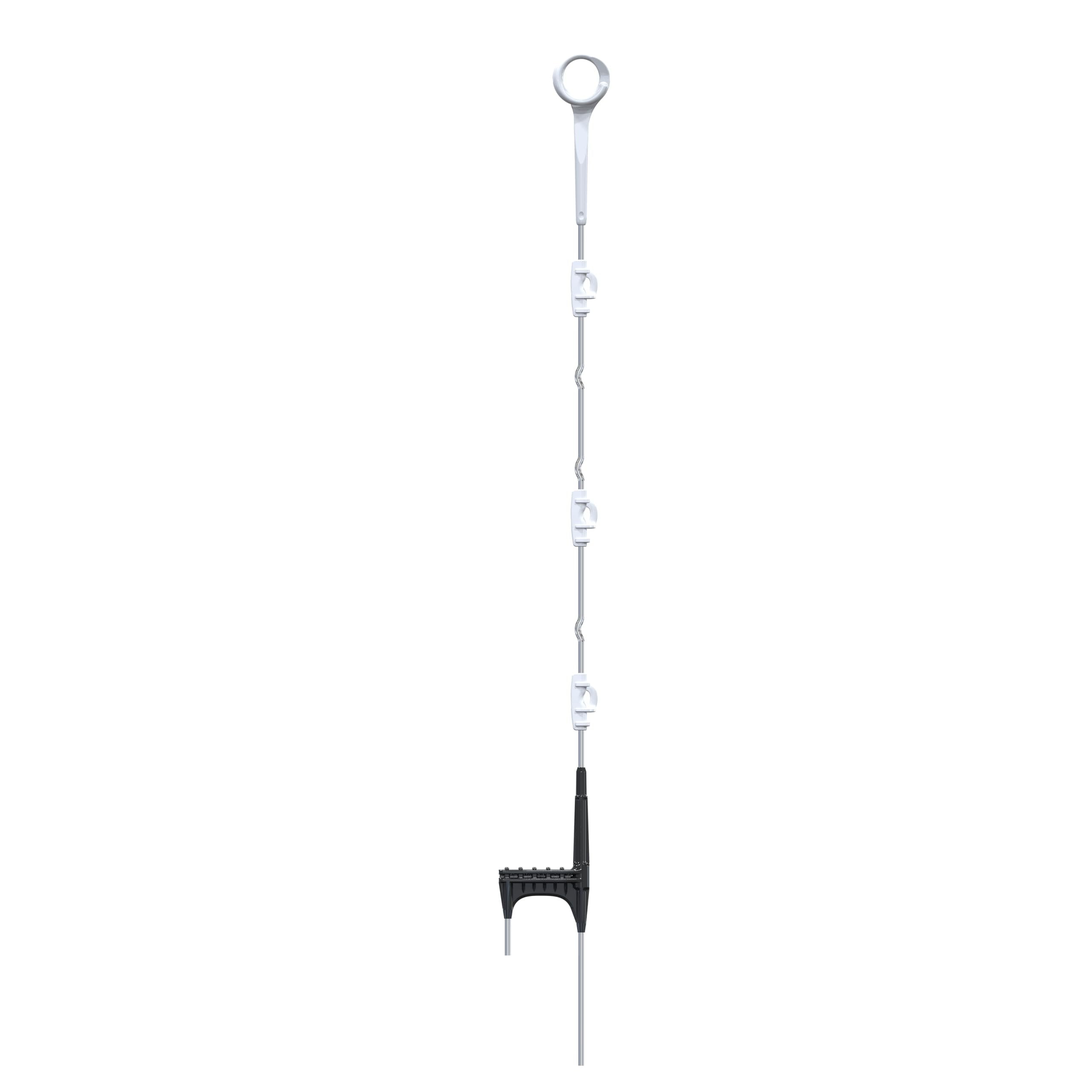 Gallagher Heavy Duty Multi-Wire Ring Top Electric Fence Posts | Set of ...