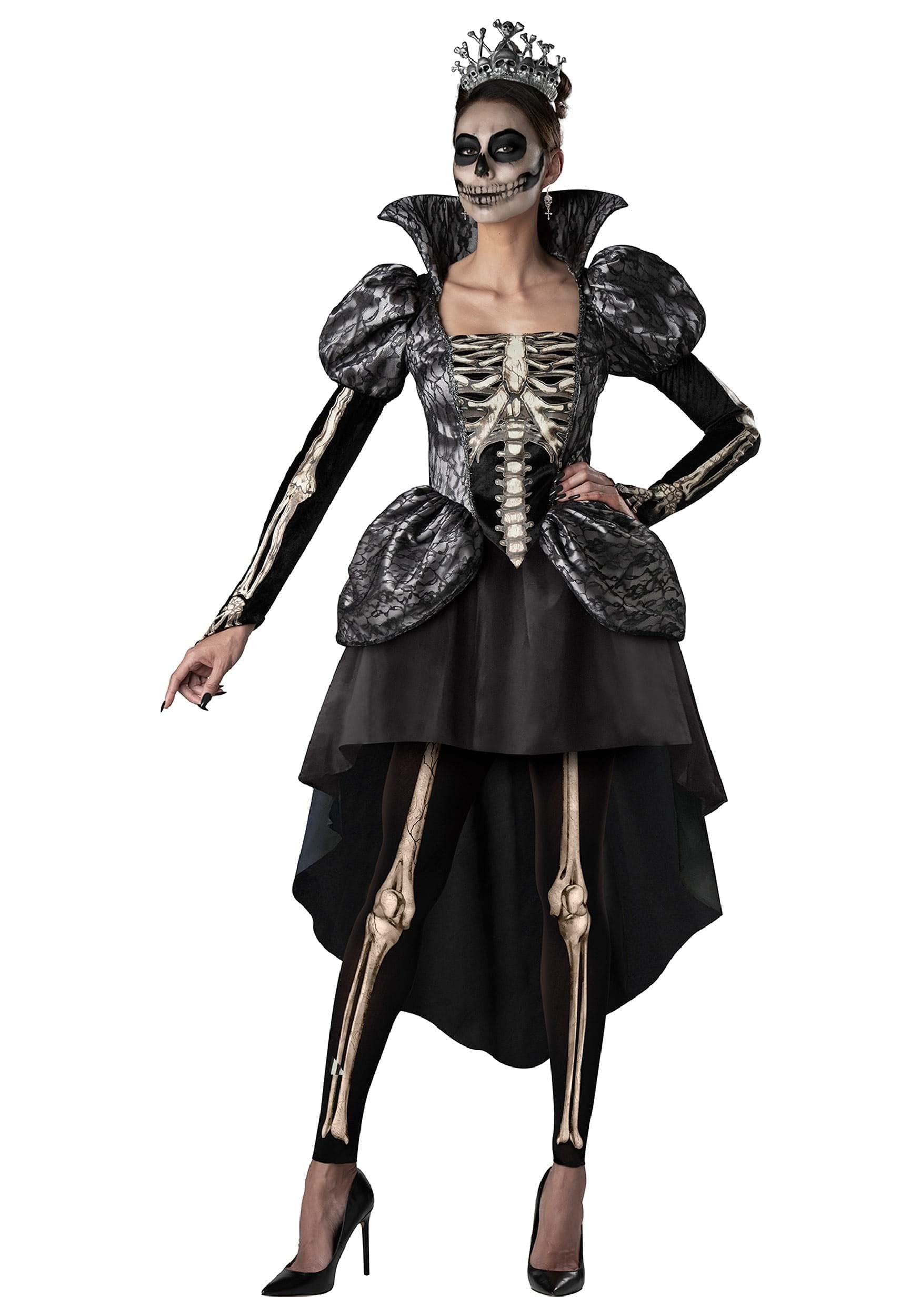 Fun World Womens Skeleton Queen Costume - M – Zentra, LLC