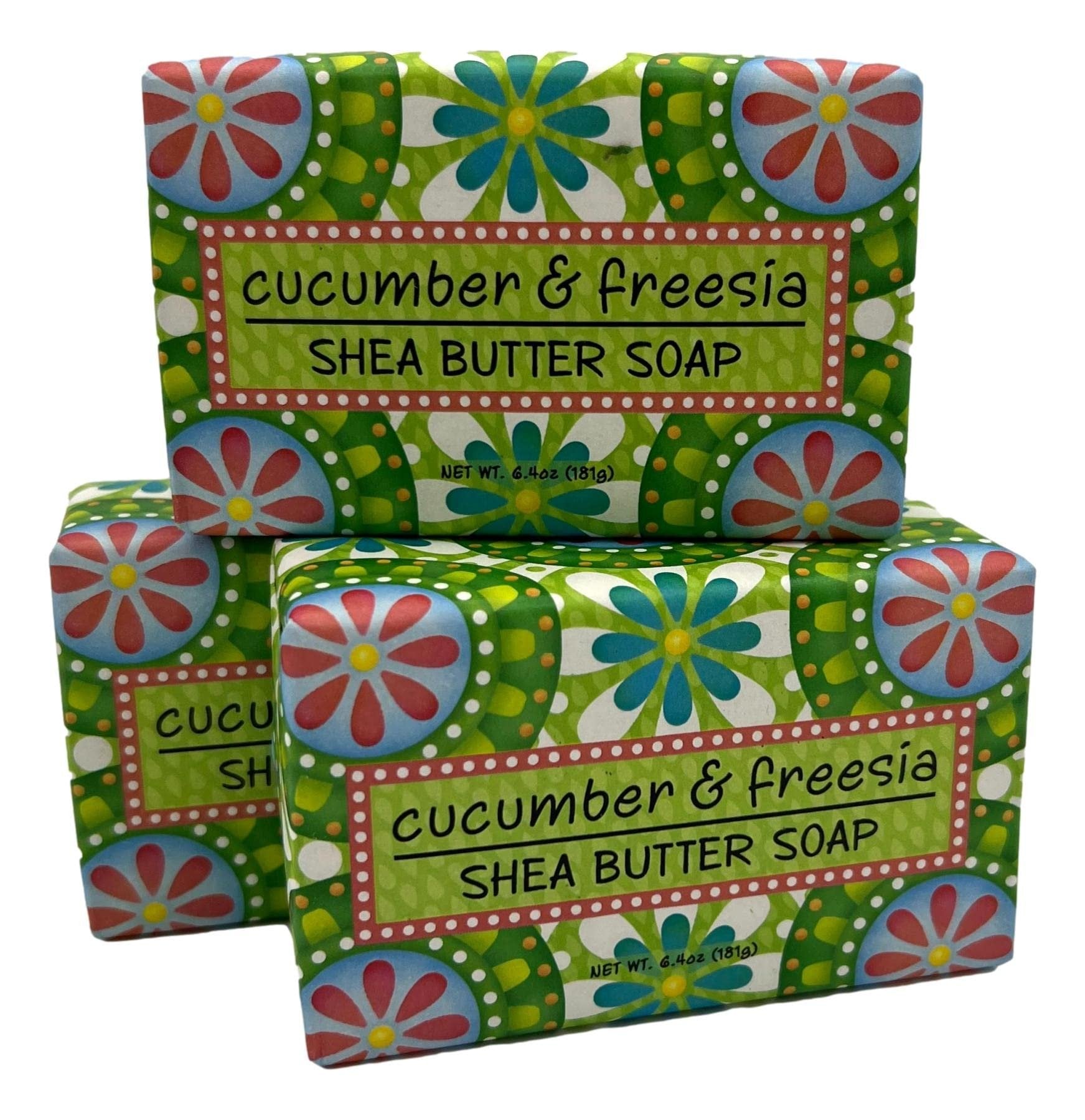 Greenwich Bay Trading Co. - 6.4 Ounces, Garden Shea Butter - 3 Bar Soa ...